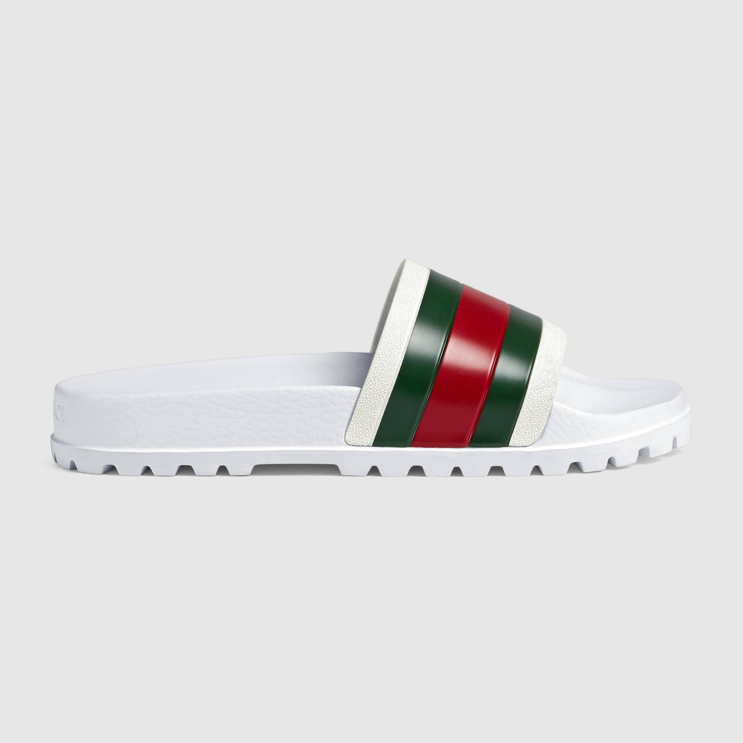 Shop the Gucci Web Slide Sandal / $290 AUD - ICON