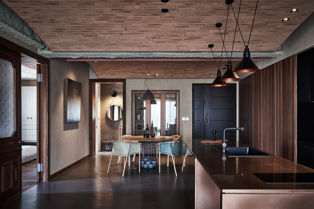 Architecture firm KC Design Studio updates Taiwanese apartments
