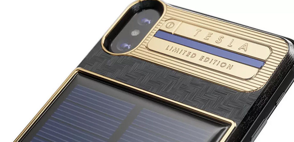 The solar-powered 'Tesla' iPhone that will set you back $4,500 - ICON