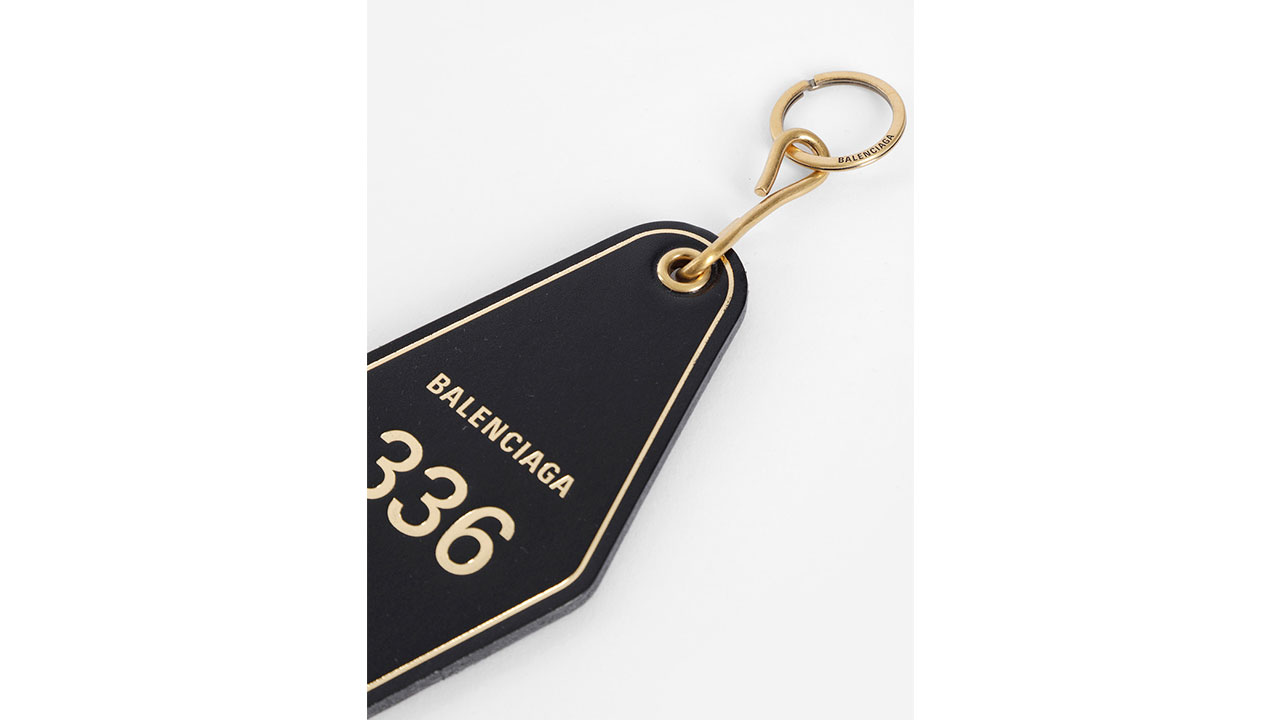 Shop the Balenciaga Hotel Key Tag / $335 AUD - ICON