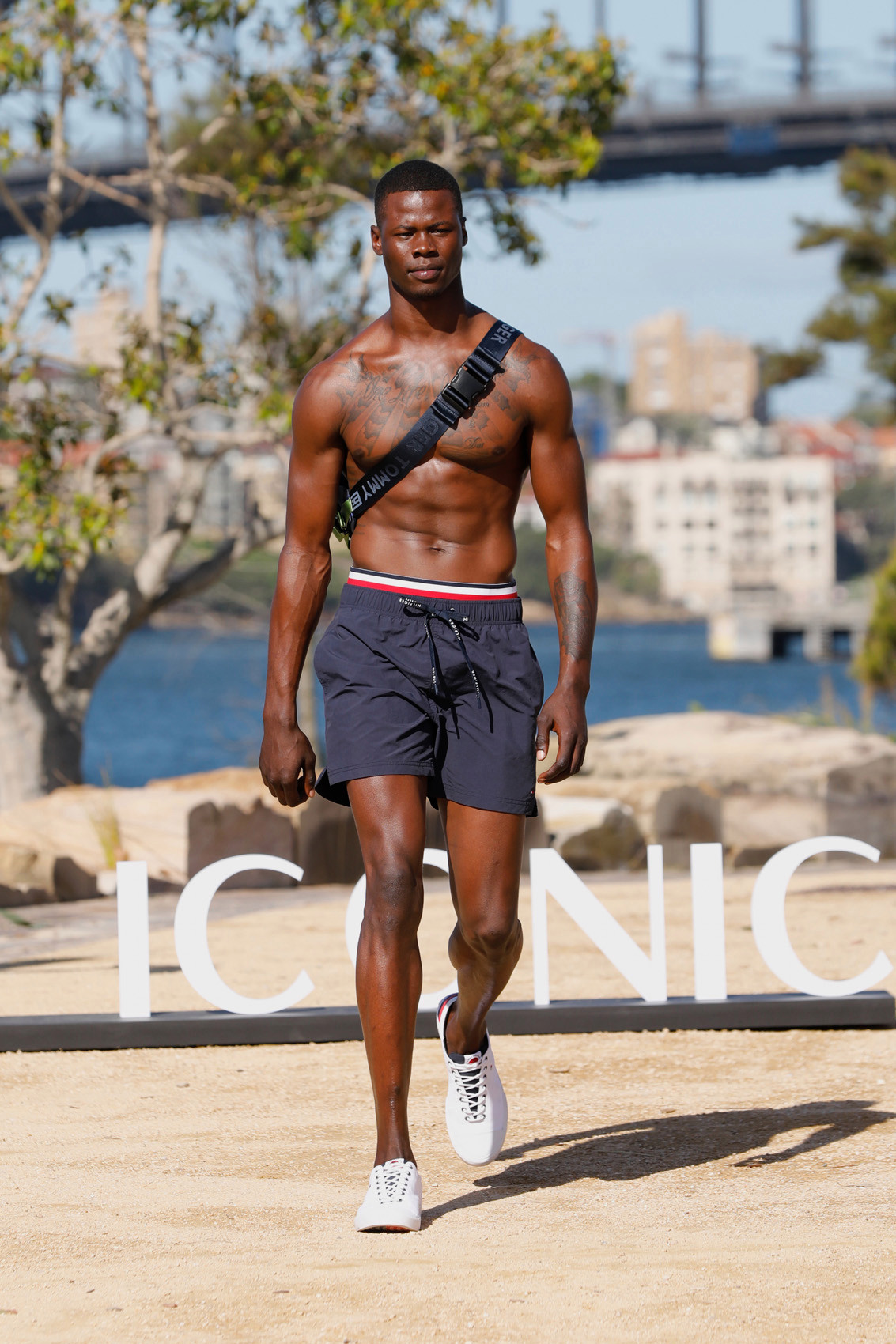 The ICONIC SWIM show promotes diversity with the casting of Zach Miko