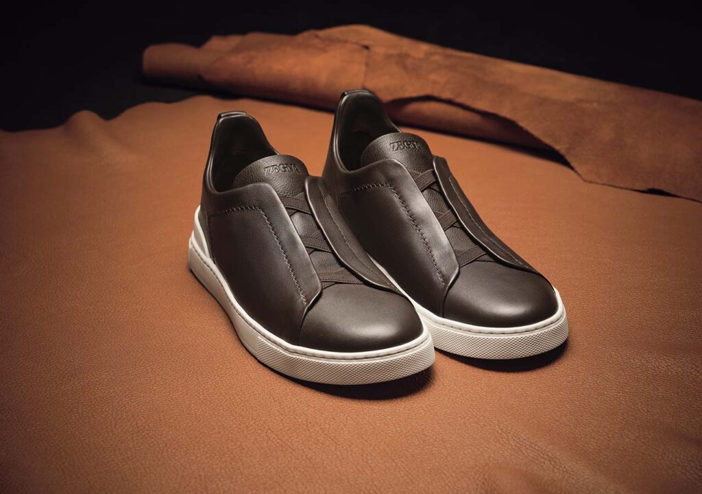 Zegna Triple Stitch Secondskin Shoe