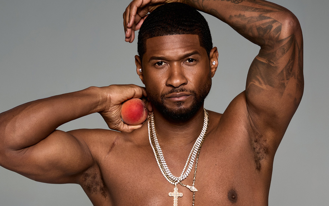 Kim Kardashian Taps Usher As New Skims Model