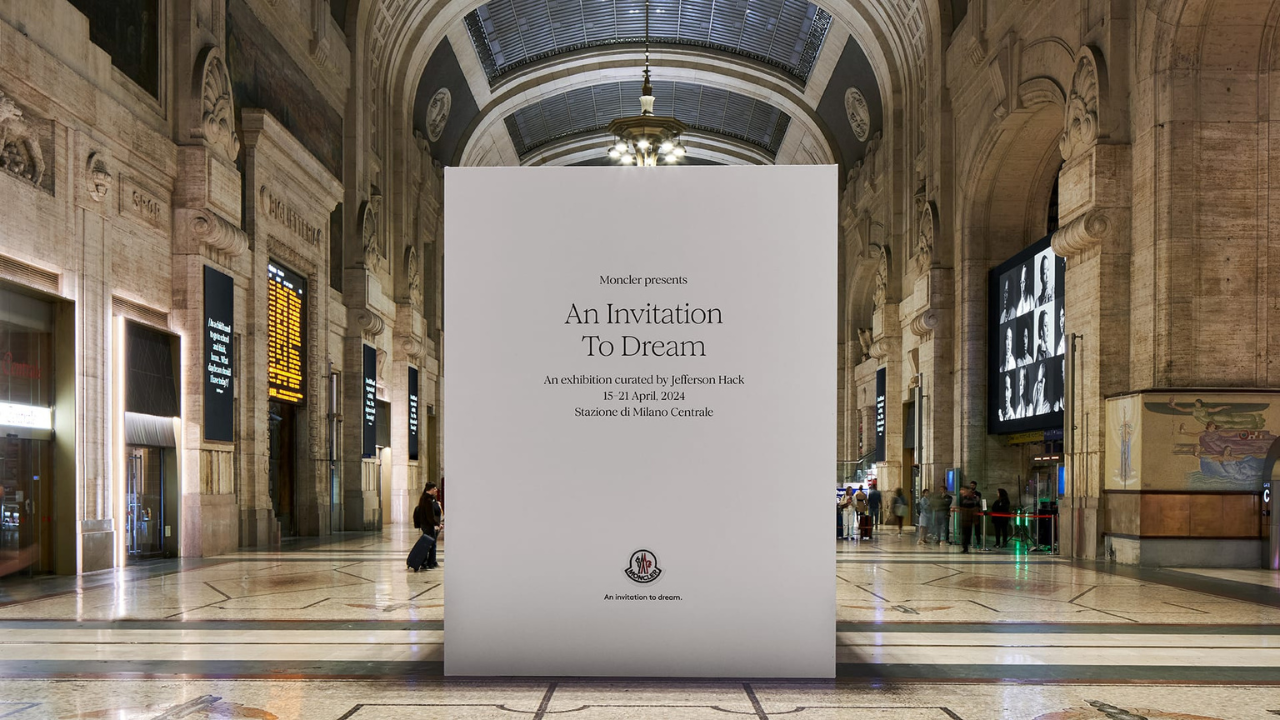 Moncler Takes Over Milan Central Station With Immersive Exhibiton