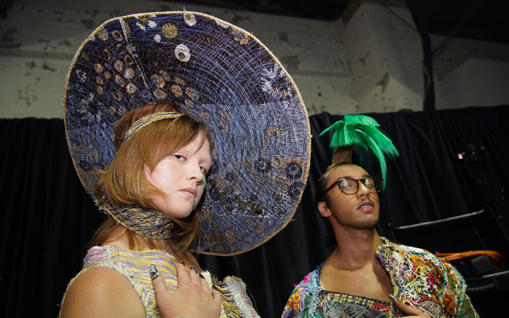 Jordan Gogos Blends Art, Design And Fashion At AFW