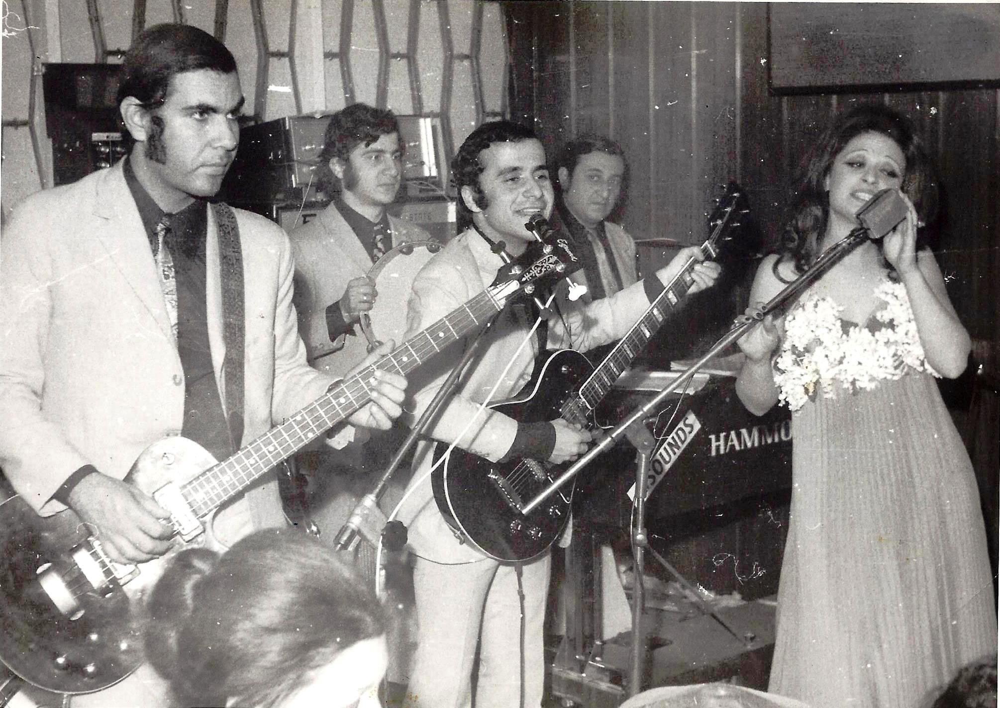 The Sounds 1970 with Egyptian actress and singer Nelly courtesy of Adel ...